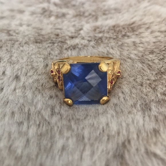 Jewelry | Vintage Sterling Silver Gold Tone Ring Size 7 | Poshmark